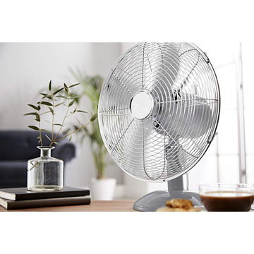 China Fashionable Metal Desk Fan With 4 Blades, Colorful Table Fans ...