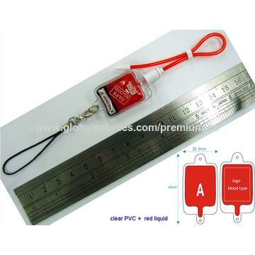 China Keyring key keychain pendant giveaway small gift blood group ...