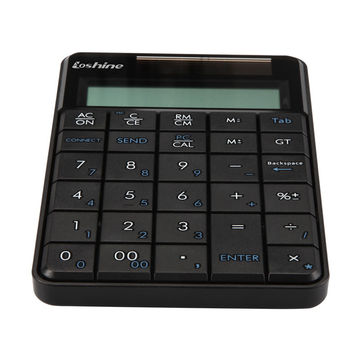 China Calculator and keypad two modes solar power 2.4G wireless ...