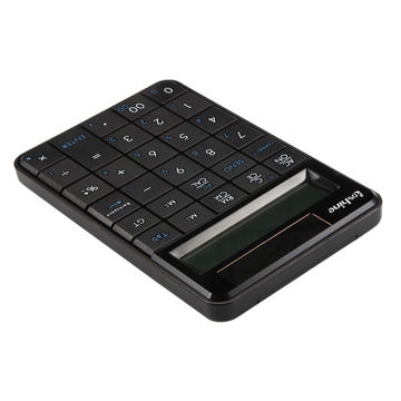 China Calculator and keypad two modes solar power 2.4G wireless ...