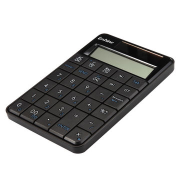 China Calculator and keypad two modes solar power 2.4G wireless ...