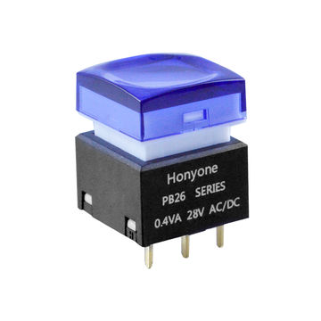 China Honyone 15*15mm Momentary/Self-lock SPDT/NONC RGB Color LED ...