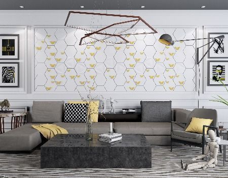 TIMEN Aesthetic Panel, fire retardant wall panel self DIY install,3D ...