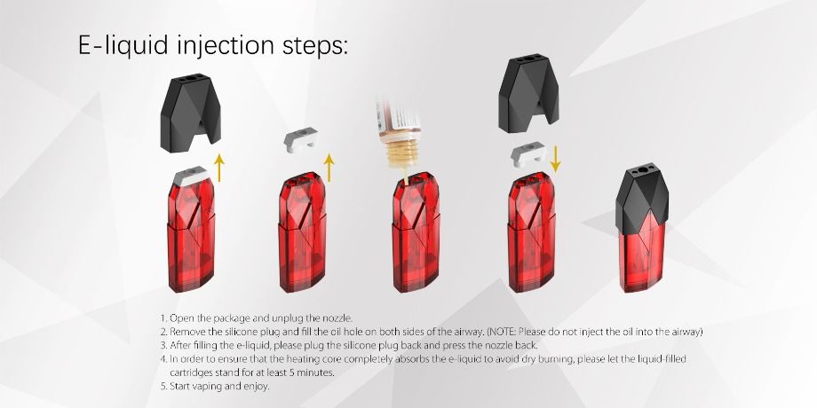 China Leakproof top filling pod system vape pen 200mAh battery capacity ...