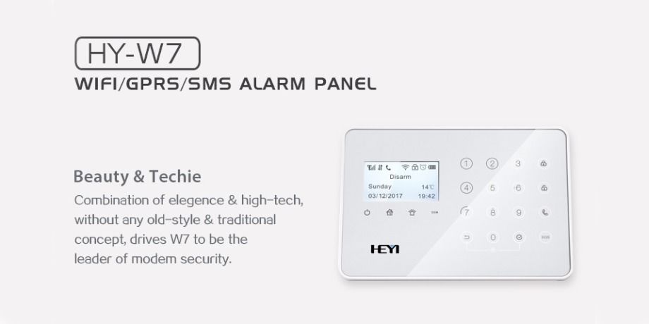 Hot factory offer home security alarm gsm with detector smoke, factory ...