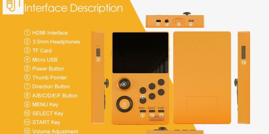 China New mini arcade handheld game console joystick multi games on ...