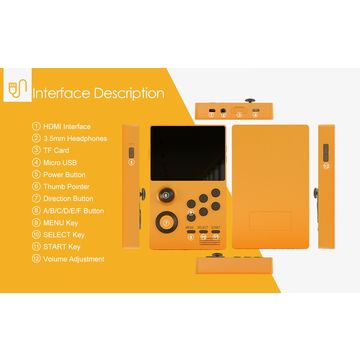 China New mini arcade handheld game console joystick multi games on ...