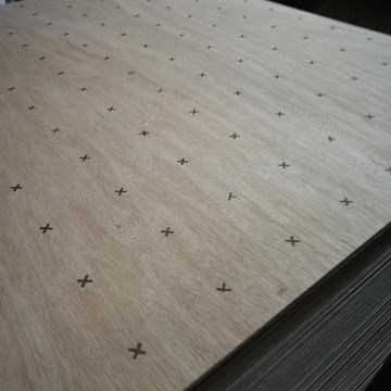 China 5.2mm plywood underlayment with nailing pattern on Global Sources