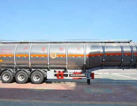 Tanker Semitrailer Triaxial treacle semi-trailer Ship Liquid/Water/Milk ...