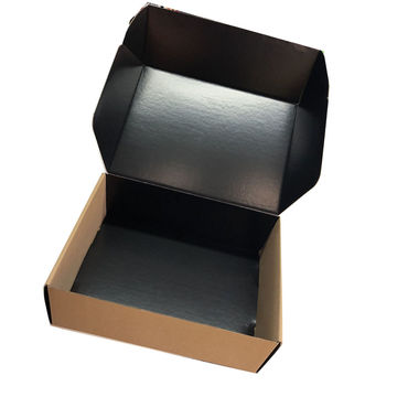 China Corrugated mailer box, Creative design, tapeless corrugated ...