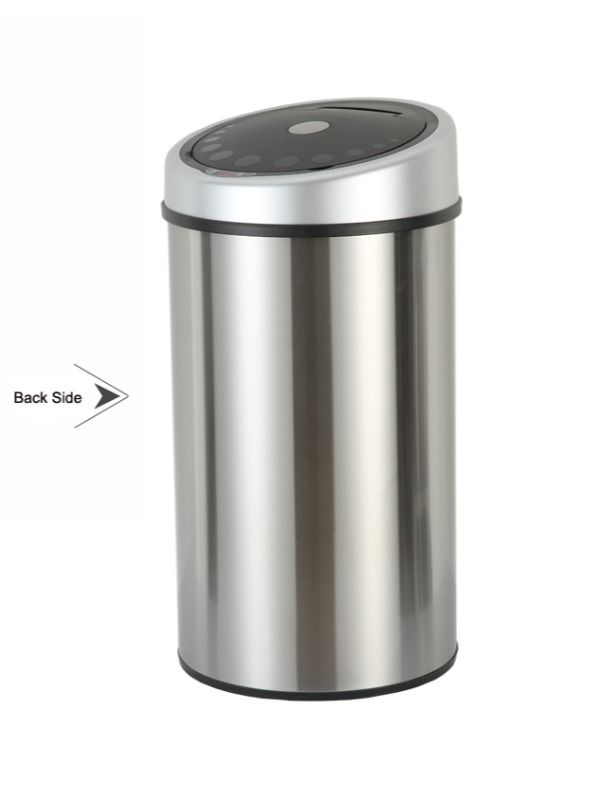 China 7.9g Matte Stainless Steel Electric Auto Dustbin on Global ...