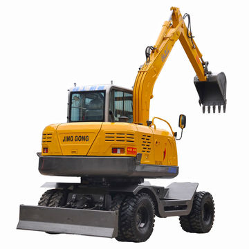 China JG75S wheel excavator on Global Sources,wheel excavator,digger ...