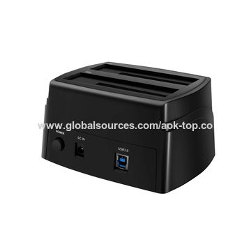 China 2.5/3.5" Dual Bay SSD/SATA HDD Docking Station, USB 3.0, Clone ...