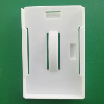 China Enclosed Hard Plastic Frosted ID Badge Holder on Global Sources ...