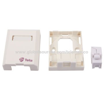 China Single Port/Double Port Wall Mout Data Outlet/Faceplate/Keystone ...