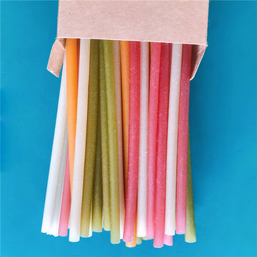 China Biodegradable rice straws colorful eco friendly edible drinking ...