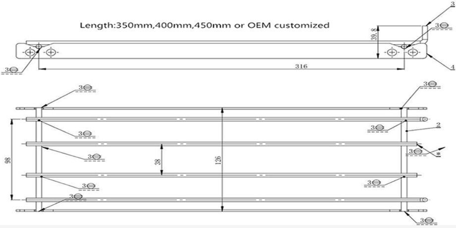 China Spring loaded pushers,bar mounted pusher merchandising system ...