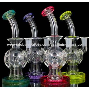 China Tree branches perc diffuser design glass smoking water pipe ...