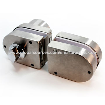 China Smart electronic office sliding glass door lock safely commercial ...