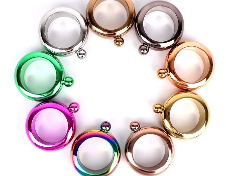 ChinaWine Beverages Water Drink Bangle Bracelet Stainless Steel Hip ...