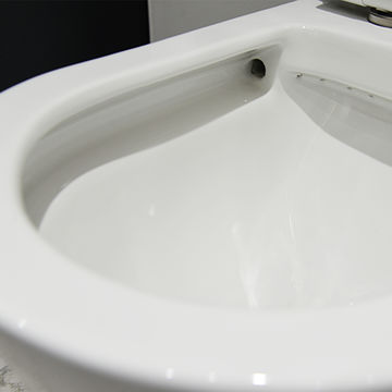 China HUIDA Bathroom ceramic P-trap 180mm washdown toilets floor ...