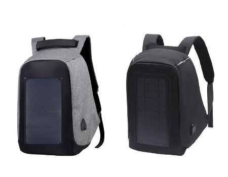 Custom Solar Travel Laptop Backpack Polyester Rucksack New Schoolbag ...