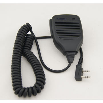 China 2 way radio hands-free PTT shoulder microphone for mobile radio ...