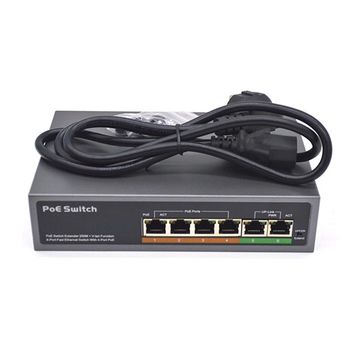 China Factory price 4 poe+2 uplink extender 250M IEEE802 3af at poe ...