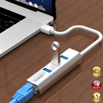 China Multi-function usb 3.0 hub type c lan ethernet network adapter ...