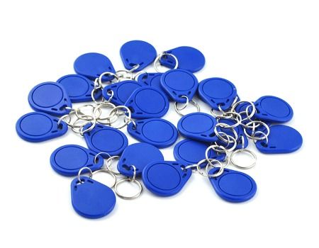 China RFID Card Reader ABS Door Access RFID Keyfobs or keytags with key ...