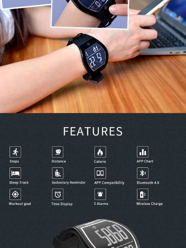 China 2020 New E ink smart watch, bluetooth 4.0 sport activity smart ...