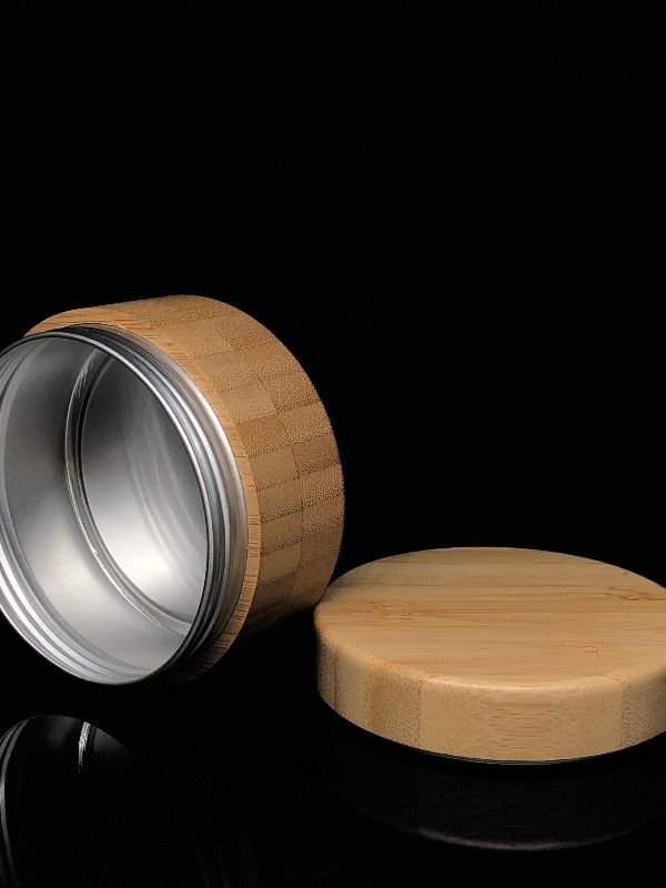 100ml eco skin care bamboo container for cosmetic packaging, bamboo ...