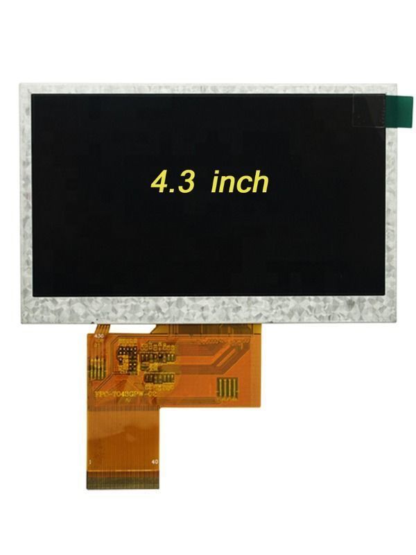 China 4.3 inch Resistive Touch Screen Lcd Panel RGB Interface 480x272 ...