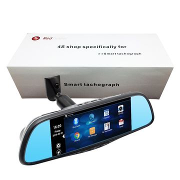 China Android System 4.4 AllWinner A33 Car Rear View Mirror with GPS ...