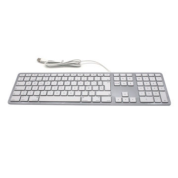 ChinaIn stock 109 keys ABS standard portable wired spanish keyboard on ...