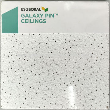 China USG Boral 12mm Galaxy Pin mineral fiber ceiling tiles on Global ...