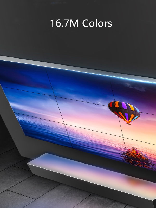 ChinaIndoor 49 inch seamless LCD splicing video wall screens 3.5mm ...