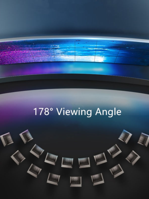 ChinaIndoor 49 inch seamless LCD splicing video wall screens 3.5mm ...