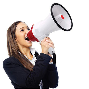 China Professional Large Bell Transistor Megaphone with Detachable ...