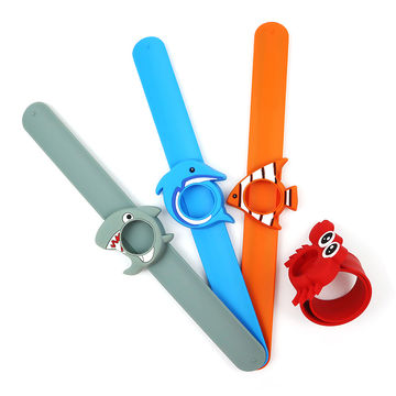 China OEM Silicone Starfish Dolphin Pat Pat Kids Toy Slap Watch on ...