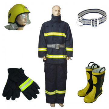 China Navy Blue Firefighting suit Firefighter Suits Safety Firefighter ...