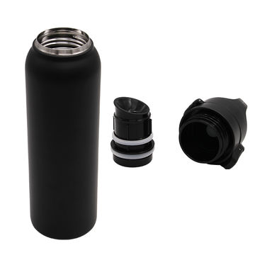 China Stainless steel double walled insulated thermos water bottle ...