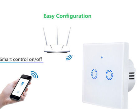 Smart Touch Wifi Switch APP Remote Control Ewelink Smart Life Works ...