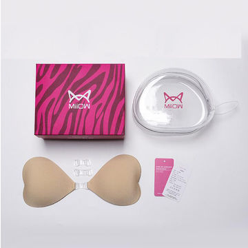 China Heart Shape backless strapless invisible adhesive gathering ...