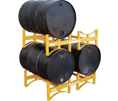 China 2 Drums stacking Rack Horizontal drum Storage rack Oil Drum Rack ...