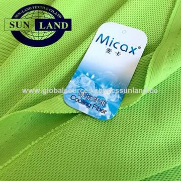 China For sportswear coolpass quick dry fit wicking poly drop needle ...
