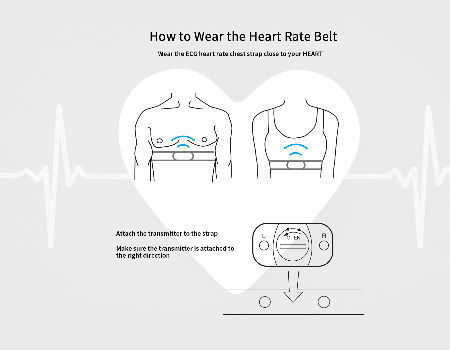 China 2020 J-Style Bluetooth wearable ECG belt with heart rate monitor ...