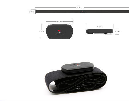 China 2020 J-Style Bluetooth wearable ECG belt with heart rate monitor ...