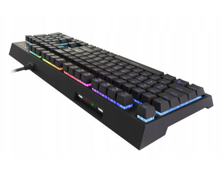 China ABS semi-mechanical gaming keyboards with 1.8 braided cable and ...