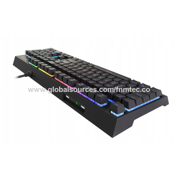 China ABS semi-mechanical gaming keyboards with 1.8 braided cable and ...